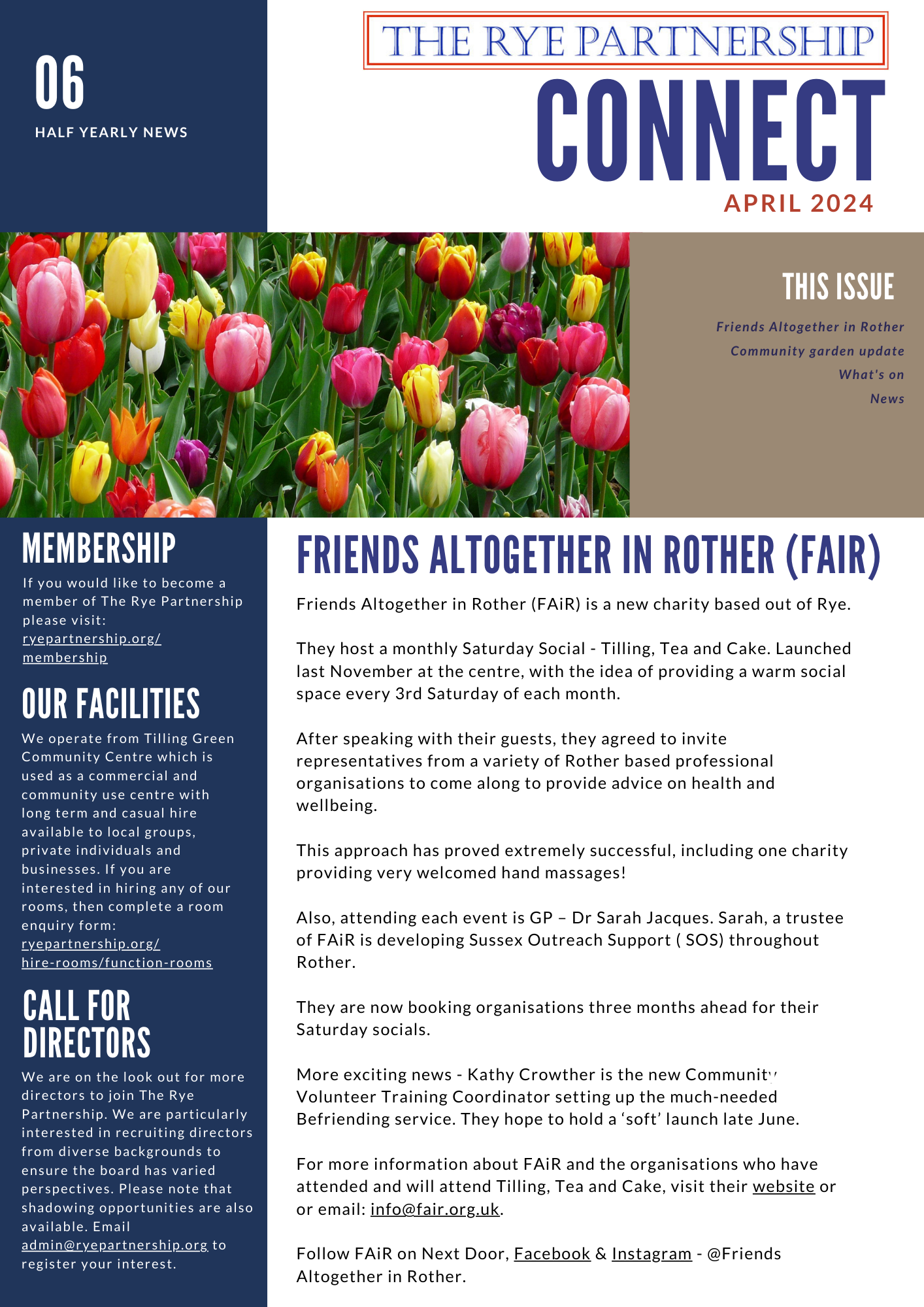 April newsletter 2024 - Rye Partnership